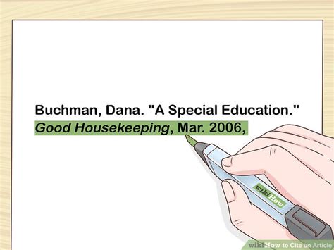 Ways To Cite An Article WikiHow