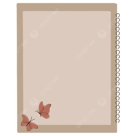 Aesthetic Paper Notes Bullet Journal Journaling Scrapbook PNG