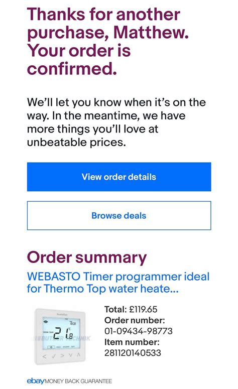 Webasto Heating Timer Boat Equipment Canal World