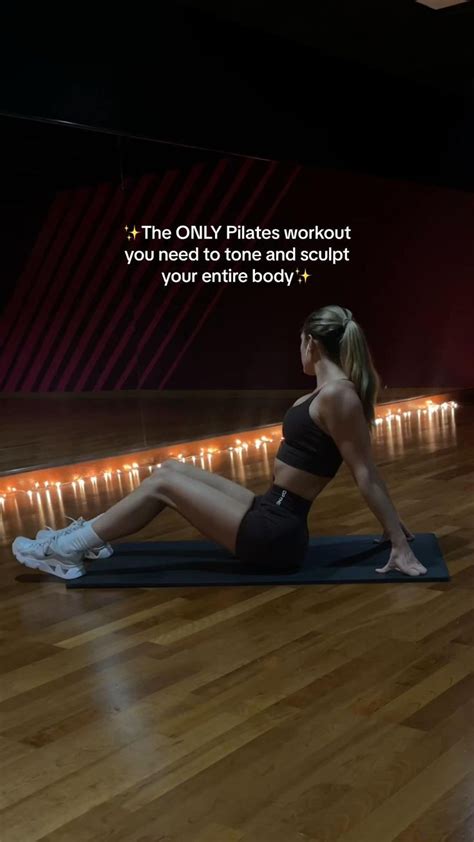 The Best And Only Full Body Pilates Routine You Need To Tone And Sculpt Body Pilates Workout