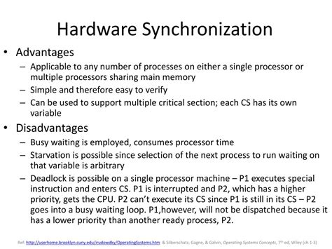 Ppt Operating Systems Process Synchronization And Deadlocks