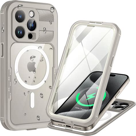 Lanhiem Magnetic For Iphone 15 Pro Max Case Ip68