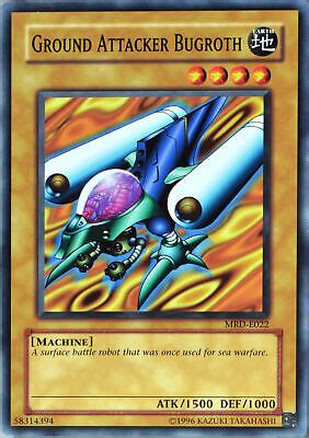 Carte Yu Gi Oh Mrd E022 Ground Attacker Bugroth Neuf Ebay