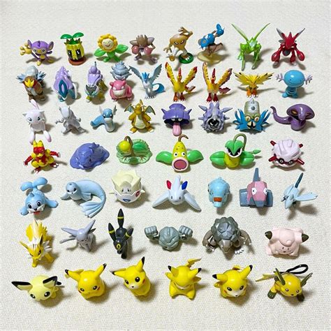 【傷や汚れあり】ポケモン モンコレ 50体 初期 フィギュア Tomy モンスターコレクション まとめ売り 大量セット レア ポケット