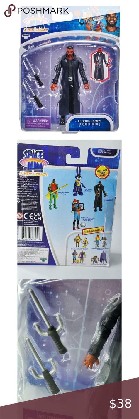 Unisex Collectibl Toy Lebron James Cyber Hero Space Jam Baller Action
