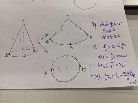 圆锥体展开图画法 圆柱的展开图 伤感说说吧