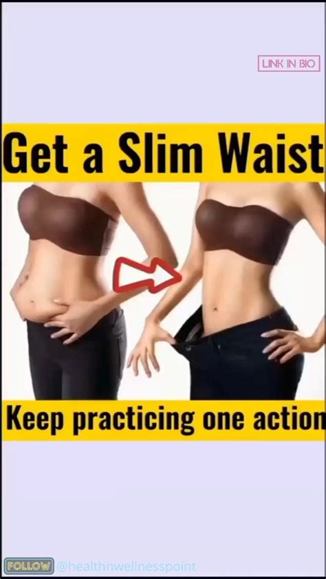 Get A Slim Waist With This Simple Exercise At Home Artofit