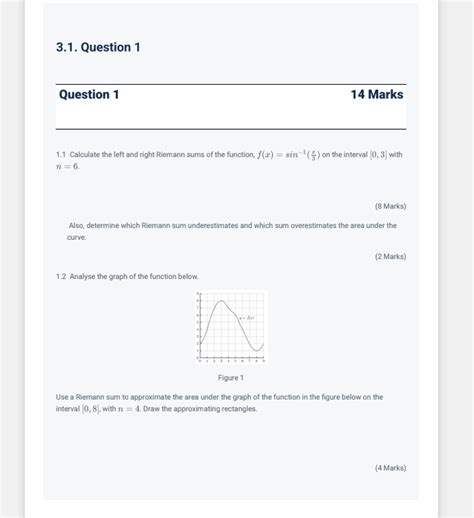 solved 3 1 ﻿question 1question 114 ﻿marks1 1 ﻿calculate the