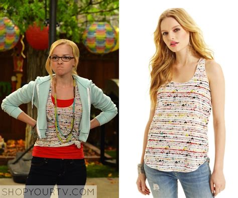 Liv And Maddie Season 2 Episode 13 Maddies Printed Tank Top Shop Your Tv