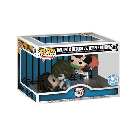 Funko Pop Moment Demon Slayer Kimetsu No Yaiba Tanjiro And Nezuko Vs