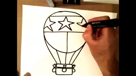 Como Dibujar Un Globo Aerostatico Como Dibujar Un Globo Aerostatico
