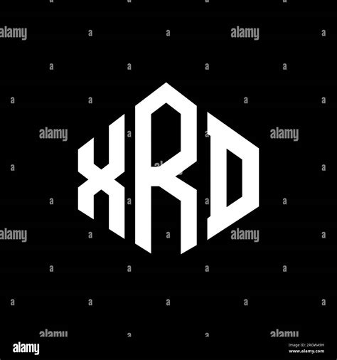 Xrd Letter Logo Design With Polygon Shape Xrd Polygon And Cube Shape