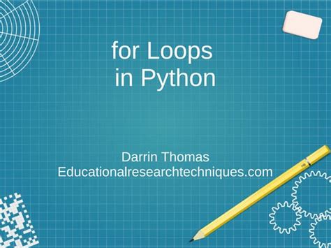For Loops In Python Odp Programming Languages Computing