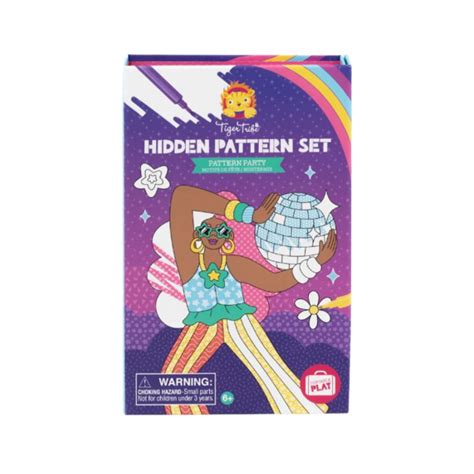 Bright Brands Tiger Tribe Hidden Pattern Set Pattern Party