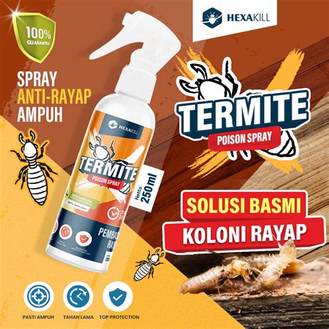 Jual RAPUH RAYAP AMPUH PEMBASMI RAYAP KAYU OBAT ANTI RAYAP SEMPROT PEMBASMI RAYAP SAMPAI KE