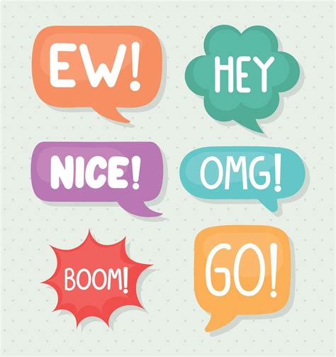 Speech Balloons Set 21385672 Vector Art At Vecteezy