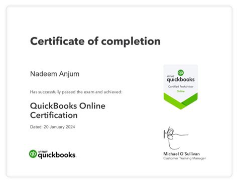 Quickbooks Quickbooksadvisor Certificationachieved