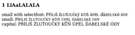 Luatex Tex4ht Getting Accented Letters In Small Capitals Through
