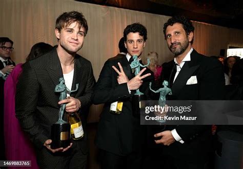 Leo Woodall Adam Dimarco And Federico Ferrante Attend Peoples Post News Photo Getty Images