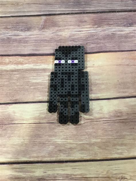 Minecraft Enderman Perler Bead Design Etsy
