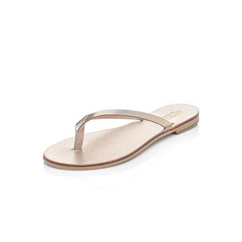 Leather Flip Flop For Women Color Selection Summer Beachwear Etsy