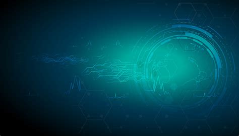 디지털 기술 배너 블루 블랙 배경 개념 기술 라인 조명 효과 추상 기술 그래픽 디자인에 대 한 일러스트 벡터 개념에 대한 스톡 벡터 아트 및 기타 이미지 Istock