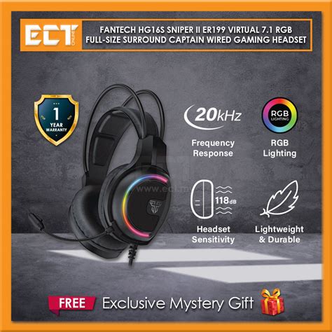 Fantech Hg16s Sniper Ii Er199 Virtual 71 Rgb Full Size Surround