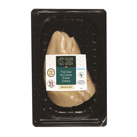 Frozen Duck Foie Gras Extra Selection Du Chef Deveined La