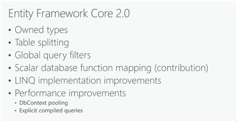 Overview Of Microsoft S Release Of NET Core 2 0