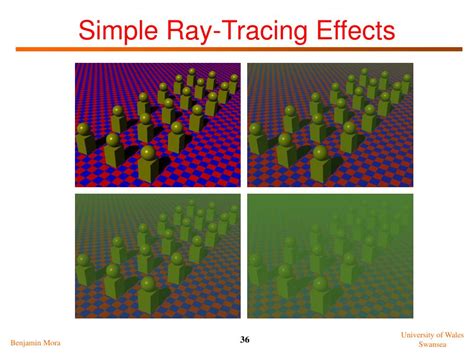 Ppt Computer Graphics 2 Lecture 13 Ray Tracing Techniques Powerpoint