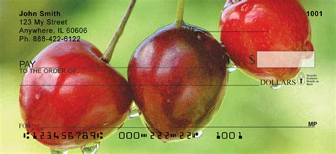 Cherry Checks Cherry Personal Checks Designs At