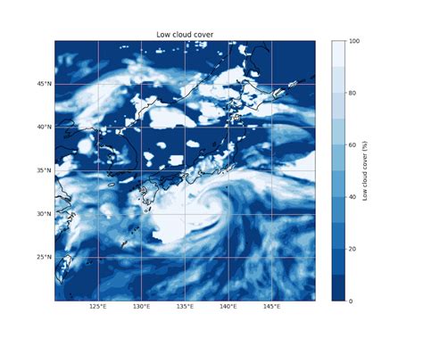 Grib2をpythonで読み込んで気象データを地図に描く方法 Looop Techblog
