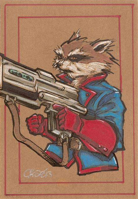 Rocket Raccoon By Cmkasmar On Deviantart