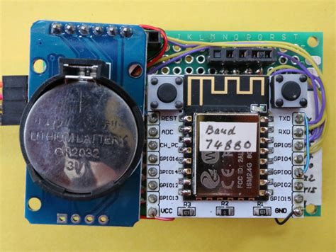 Bugworkshop 甲蟲工作室 Diy Esp8266：esp 12f Ds3231 實時時鐘 Rtc 電路（六十七）