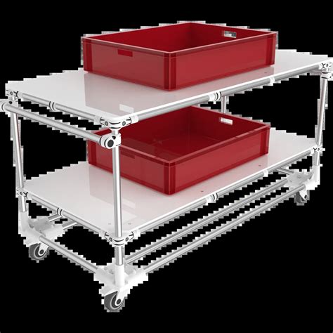 Large Size Push Shelf Trolley