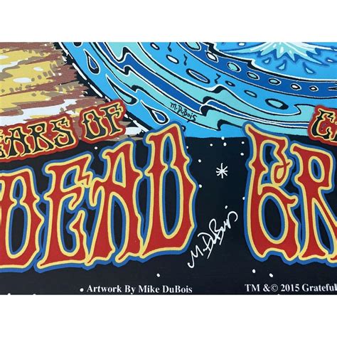 Sold Price Grateful Dead Fare Thee Well Dubois Original Concert Poster