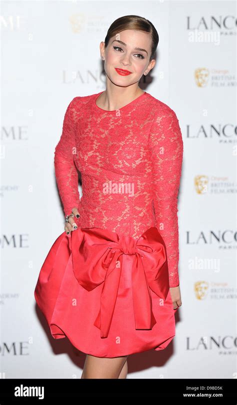 Emma Watson Lancome Pre Bafta Cocktail Party Held At The Savoy