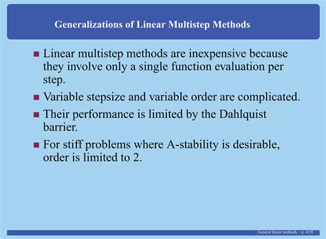 general linear methods ppt