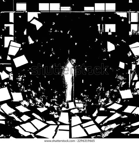 「pixel Art Vector Style Image Fracture Dark」のai生成画像、2296319665 Shutterstock