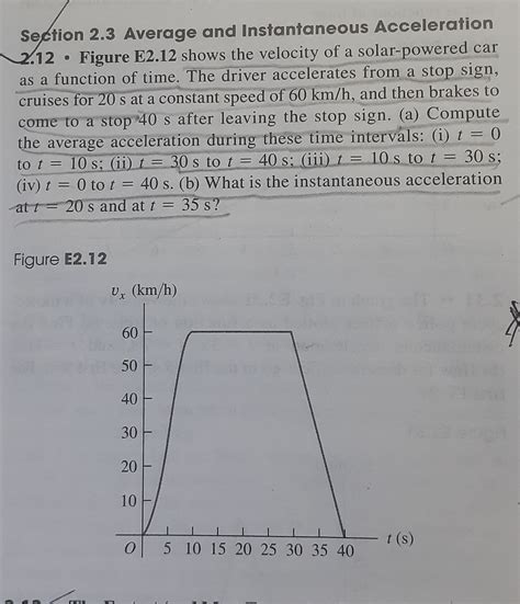 Section 2 3 Average And Instantaneous Acceleration2 12 Figure E2 12 Show