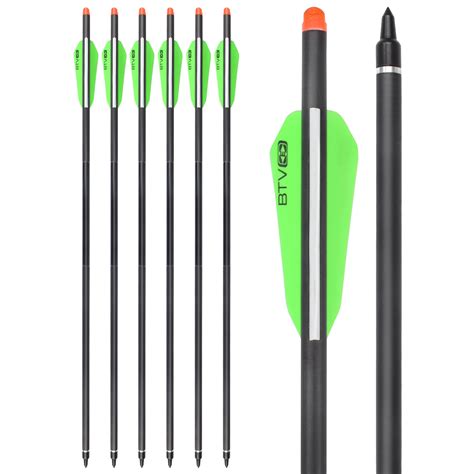 12 Pcs 22 Btv 베인 석궁 볼트 탄소 화살 이동식 팁 무료 배송 양궁 활 사냥 야외 연습다트 Aliexpress
