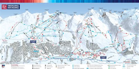 Pistenplan Obergurgl Hochgurgl 2009 2010 Alpencams
