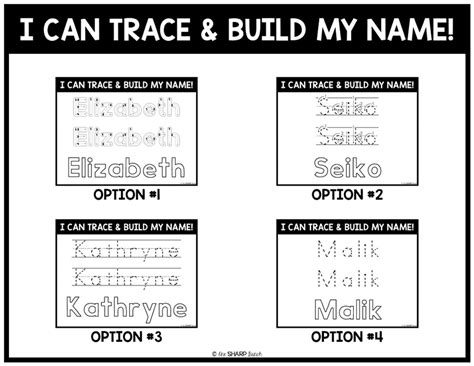 Name Practice Trace And Build Mats Editable Name Tracing And Writing Worksheets Library