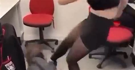 Sickening Footage Shows Girl Kicked In The Head By Pupil In Classroom