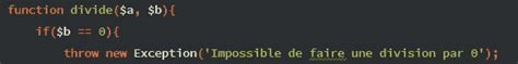 Comprendre Les Exceptions Php