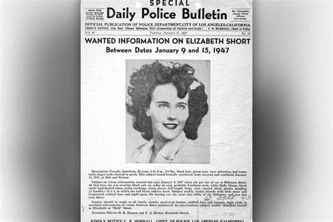 Who Was Black Dahlia Murder Victim Elizabeth Short