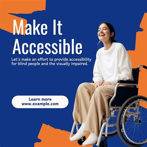 Blind Accessibility Instagram Post Template Premium Editable Template Rawpixel