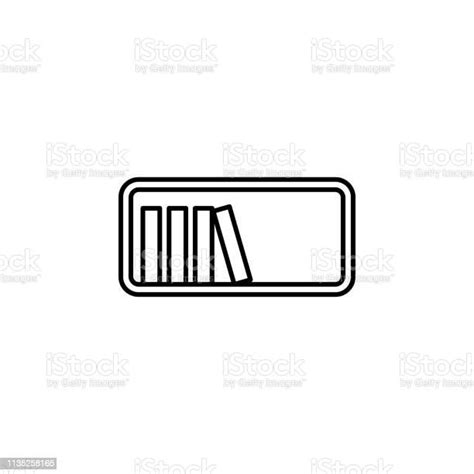 書架圖示輪廓傢俱圖示的元素細線圖示用於網站設計和開發應用開發高級圖示向量圖形及更多書櫃圖片 書櫃 睡房 一個物體 Istock