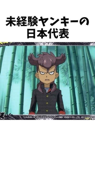 【イナイレ】未経験ヤンキーの日本代表イナイレ イナズマイレブン アニメ 雑学 Youtube