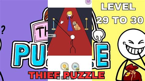 Thief Puzzle To Pass A Level Level 29 30 Gameplay Walkthrough Ios